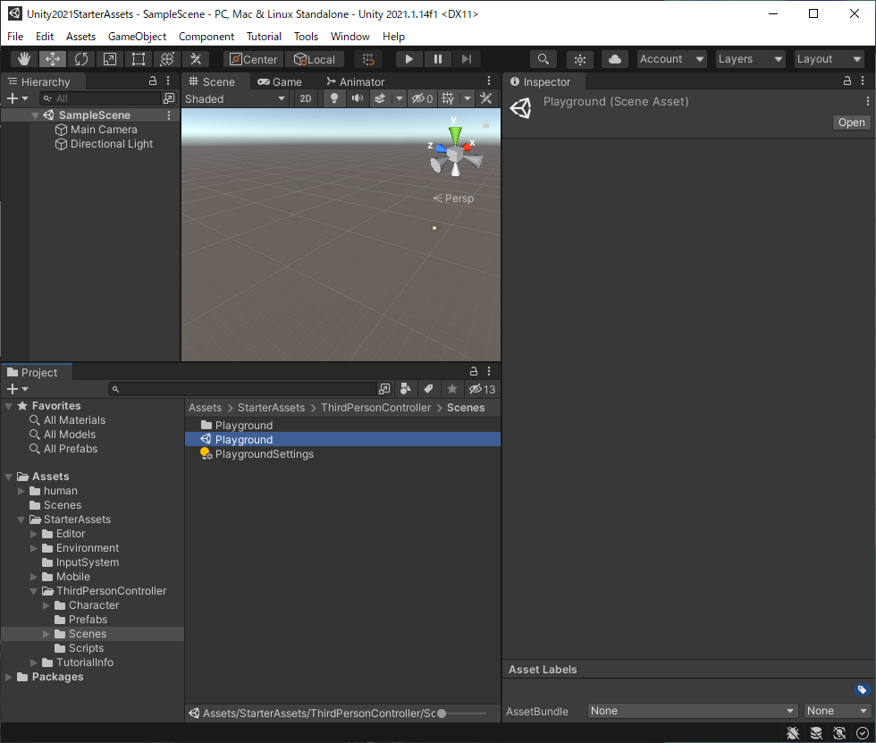 Unity Starter Assets